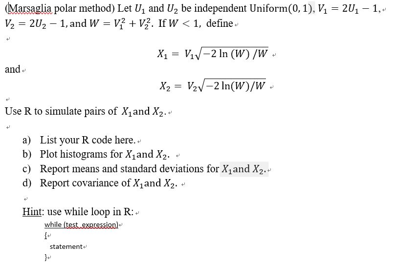 Solved You are required to submit R codes and final outputs. | Chegg.com
