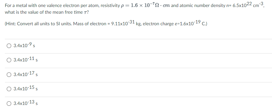Solved Consider a solid with simple cubic structure with | Chegg.com