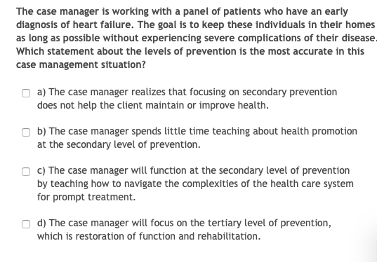 Solved Module 7 Virtual Experience: Case Management - | Chegg.com