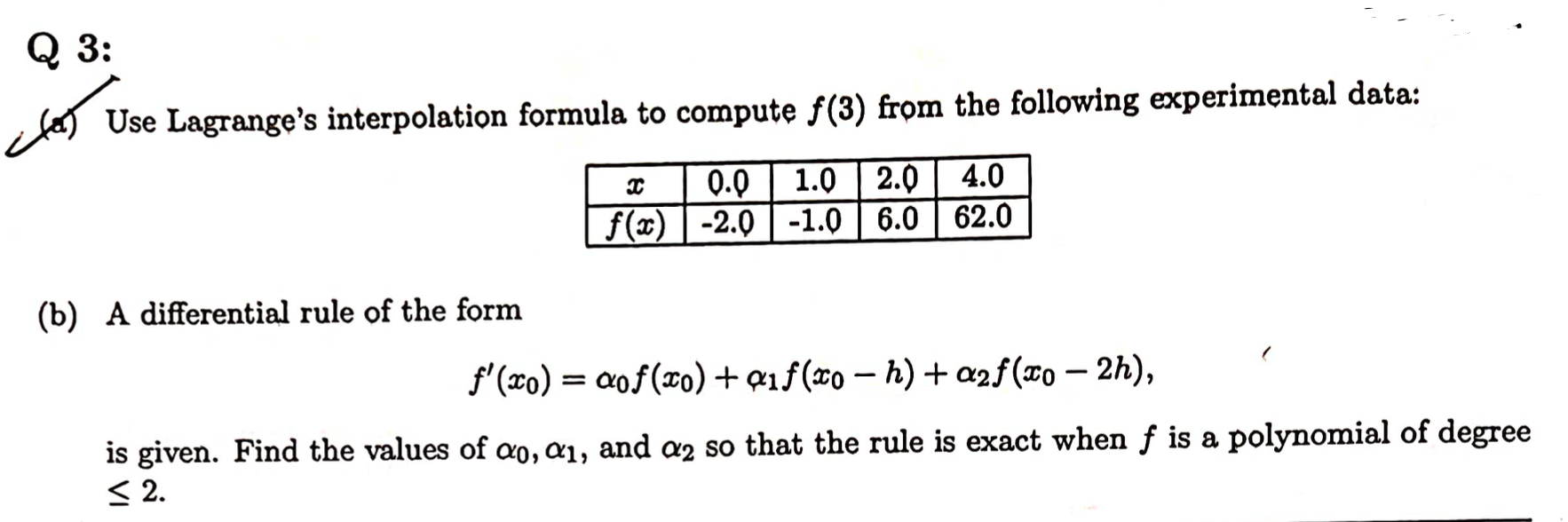 (a) Set up the Newton's method to solve the following | Chegg.com