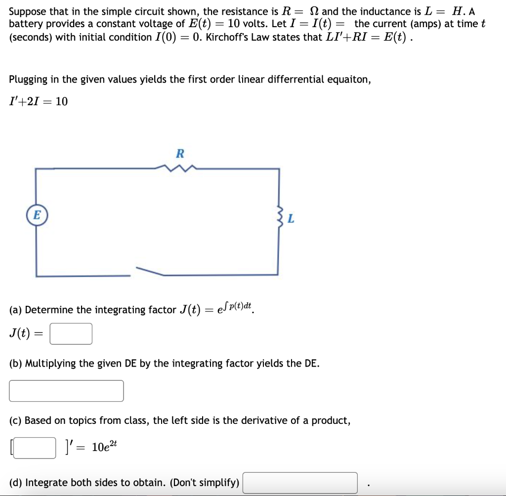 Solved Suppose that in the simple circuit shown, the | Chegg.com