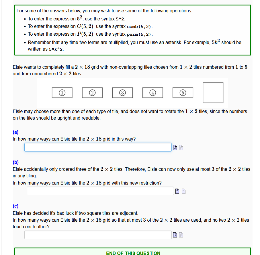 Solved For some of the answers below, you may wish to use | Chegg.com