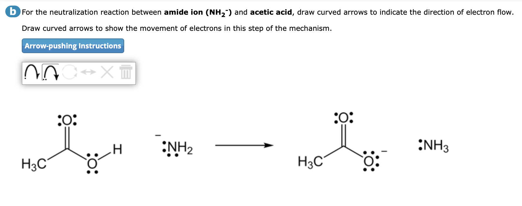 Solved For the neutralization reaction between amide ion | Chegg.com