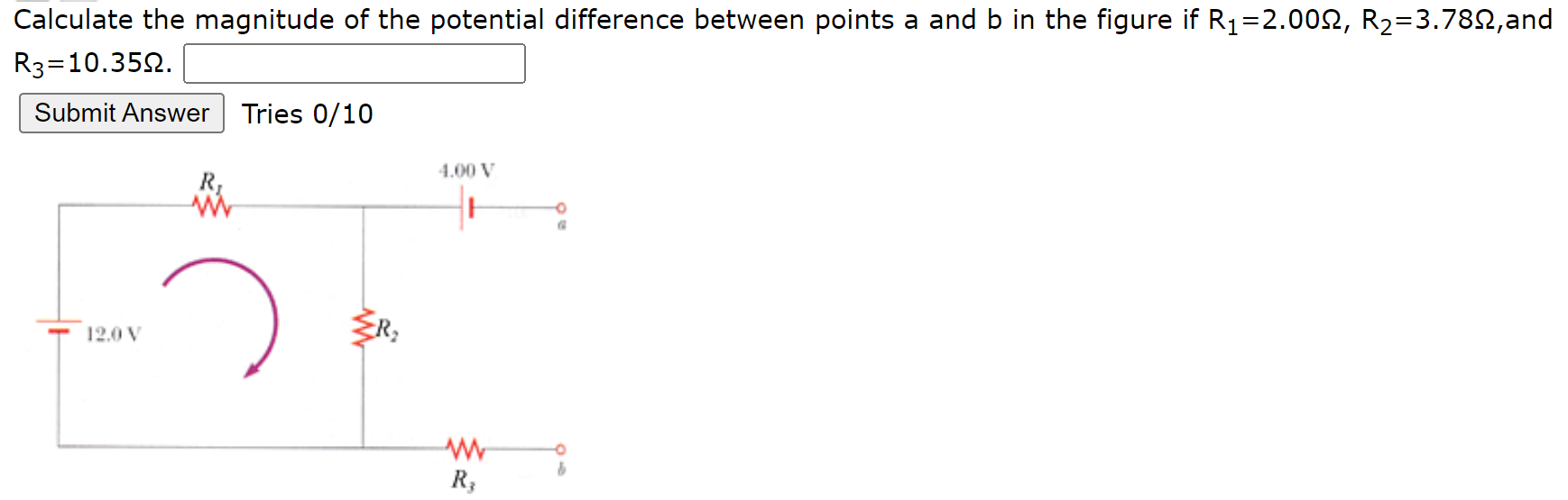 Solved Calculate the magnitude of the potential difference | Chegg.com