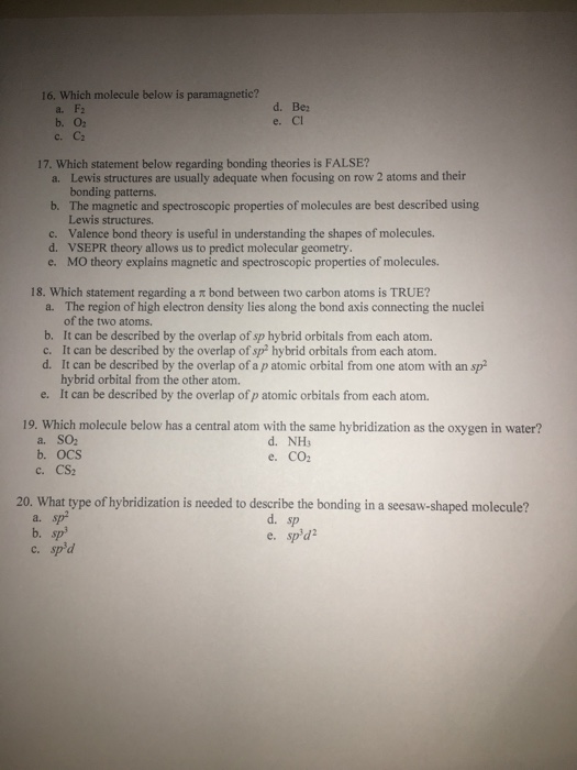 Solved Practice Quiz CH 5 1. Which electron-pair geometry | Chegg.com