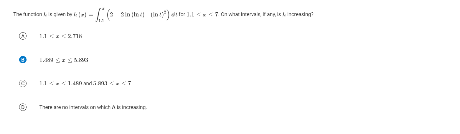 Solved The function hℎ is given by | Chegg.com