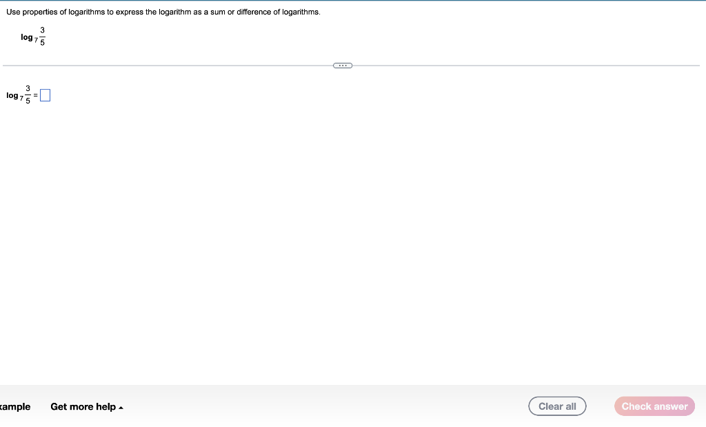Solved Use properties of logarithms to express the logarithm | Chegg.com Solved Use properties of logarithms to express the logarithm | Chegg.com