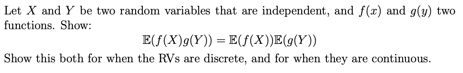 Solved Let X and Y be two random variables that are | Chegg.com