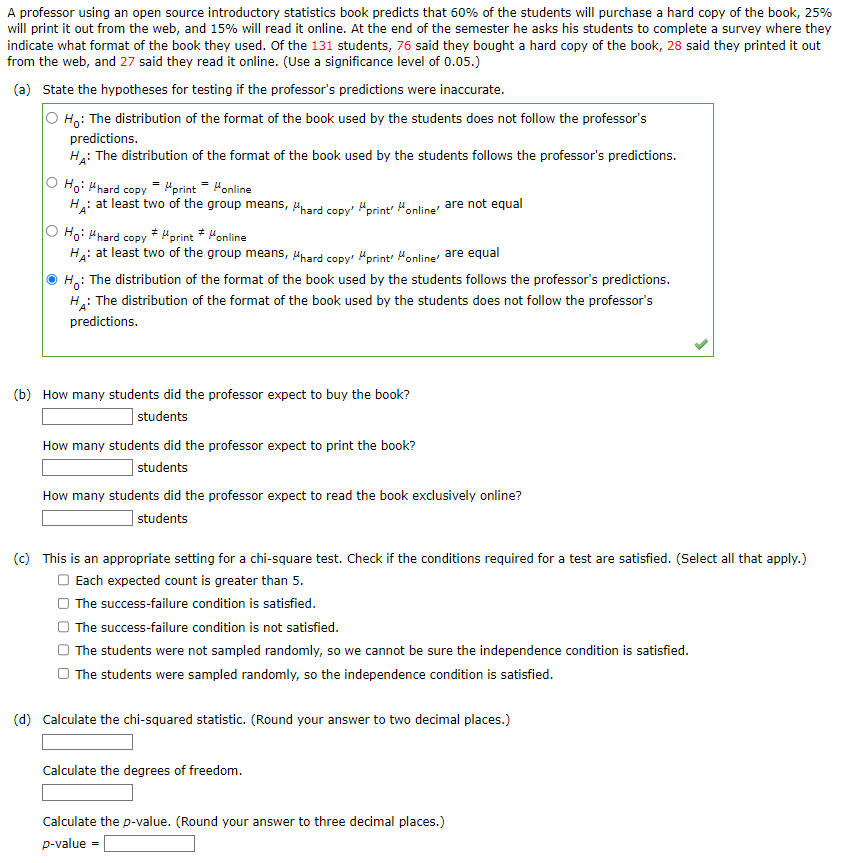 Solved A professor using an open source introductory | Chegg.com