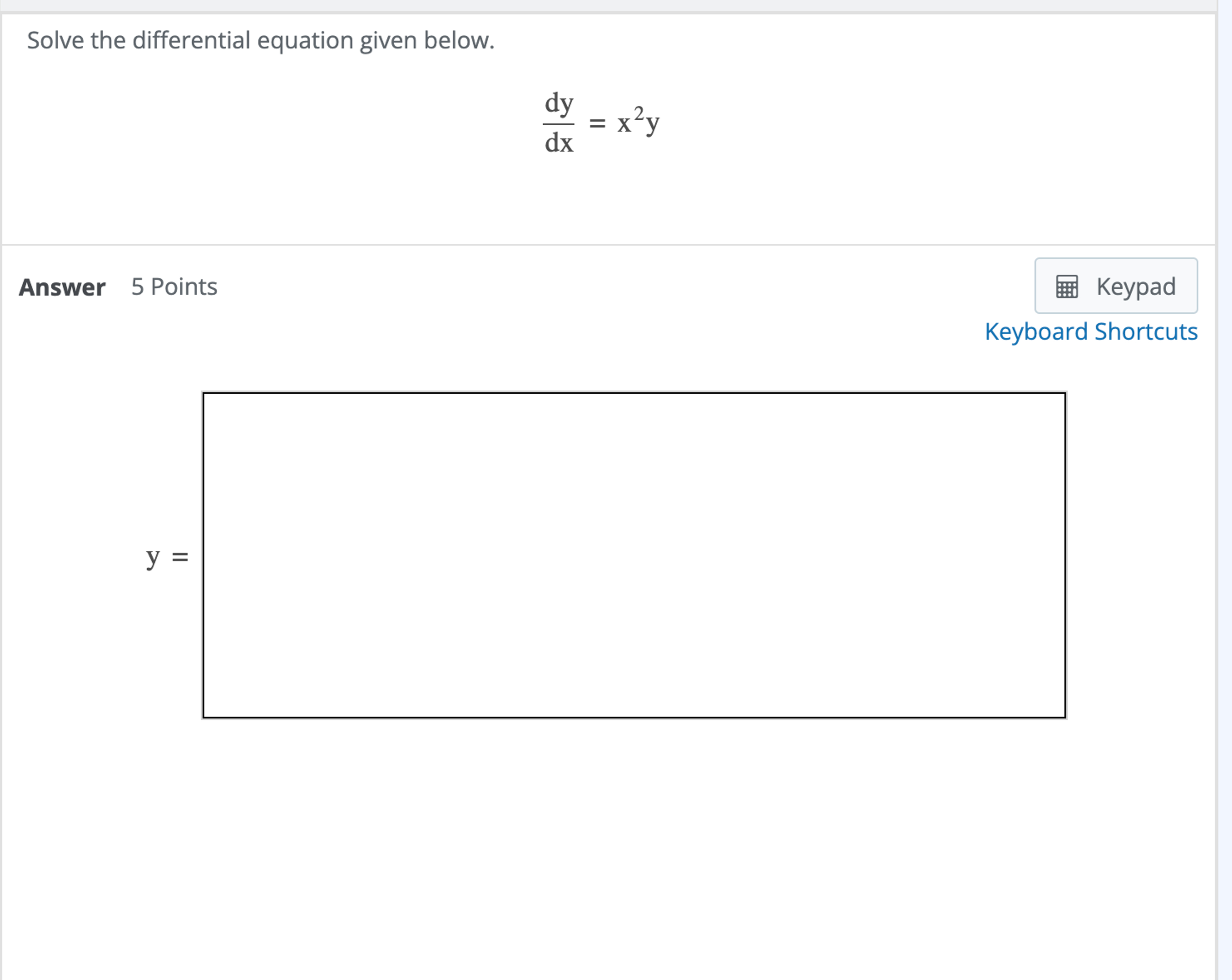 Solved Solve the differential equation given | Chegg.com