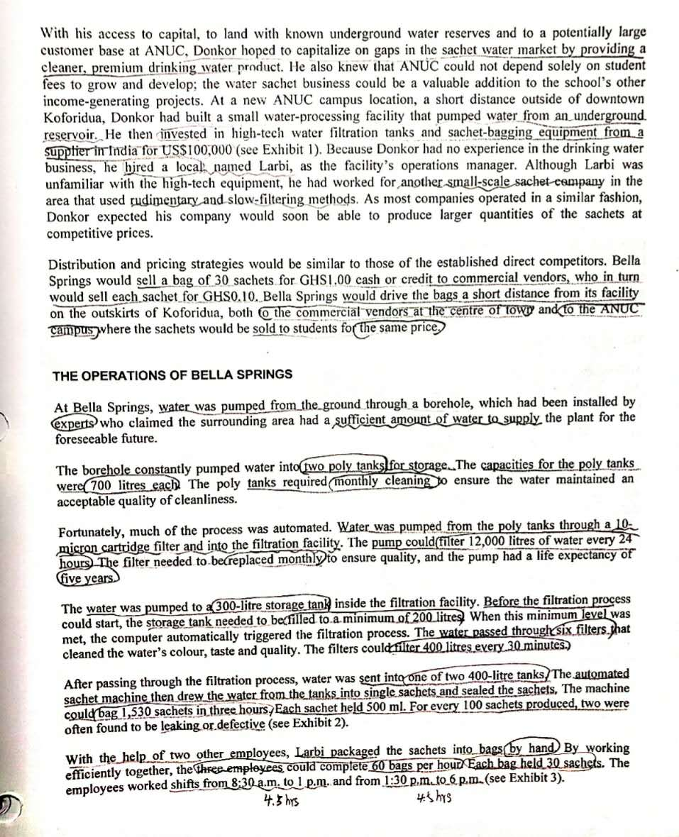 BELLA SPRINGS Jesse Brame, Chris Lau, and Gerry Li | Chegg.com