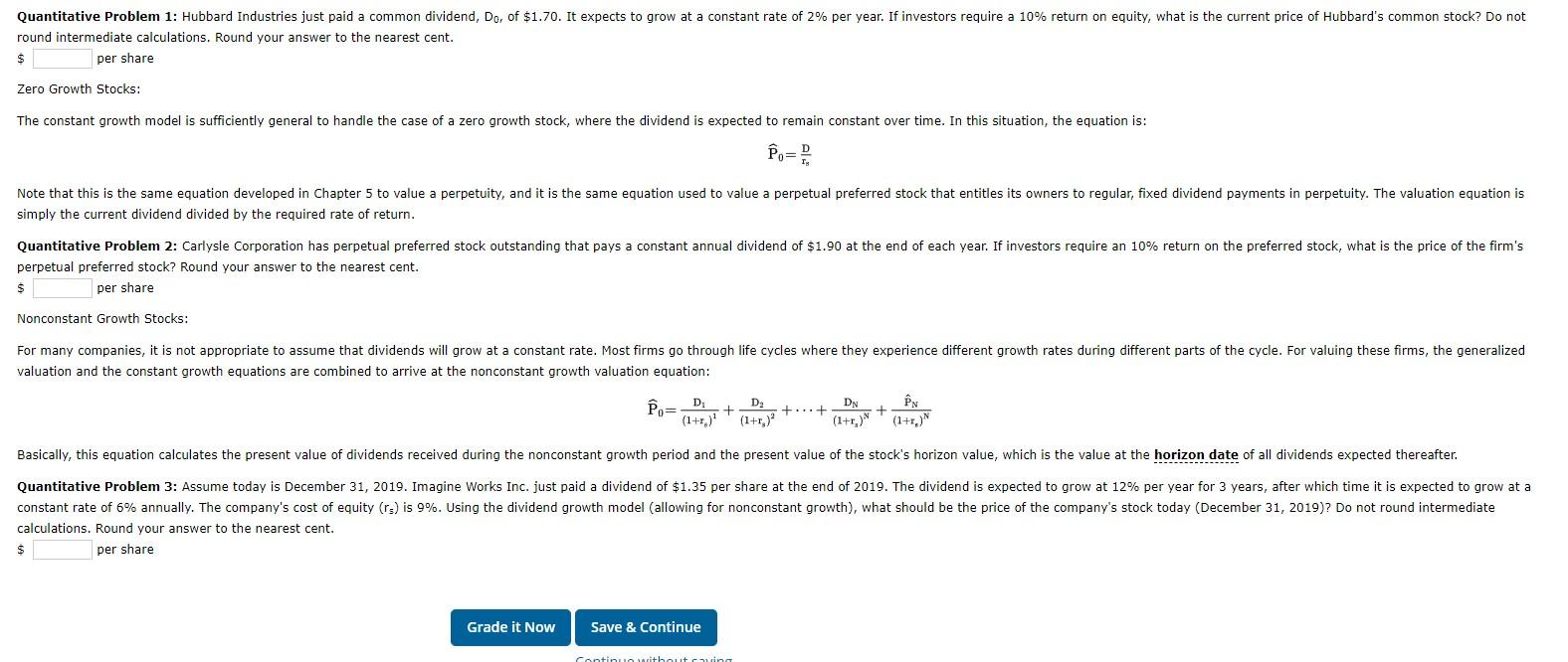 Solved P0=riD simply the current dividend divided by the | Chegg.com