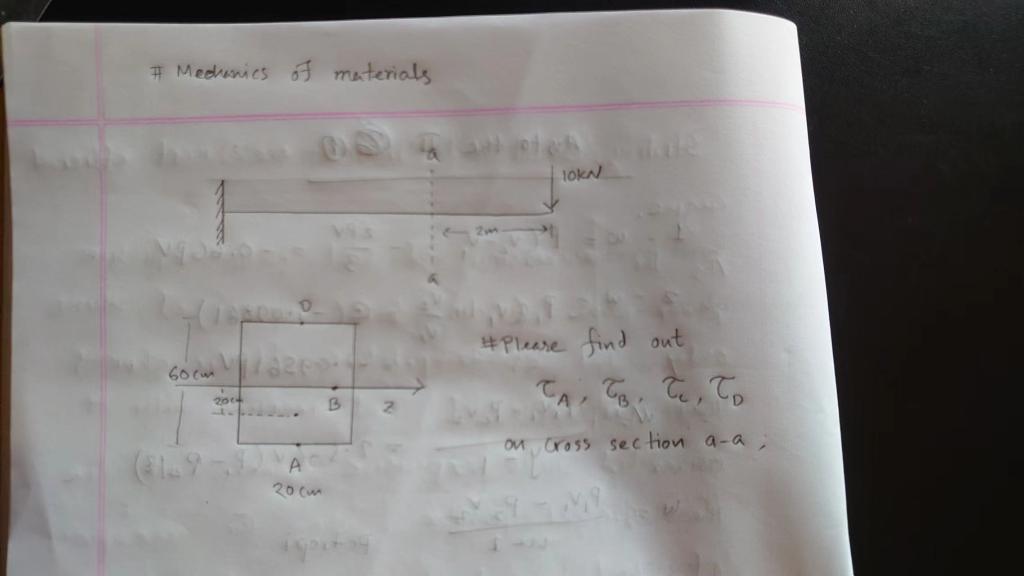 Solved \# Mechanics of materials \#pleare find out | Chegg.com