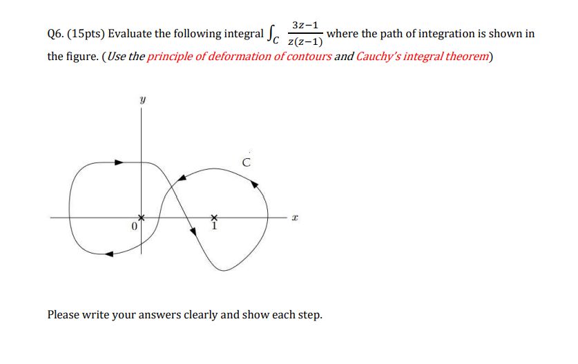 Solved Q6. (15pts) Evaluate the following integral | Chegg.com