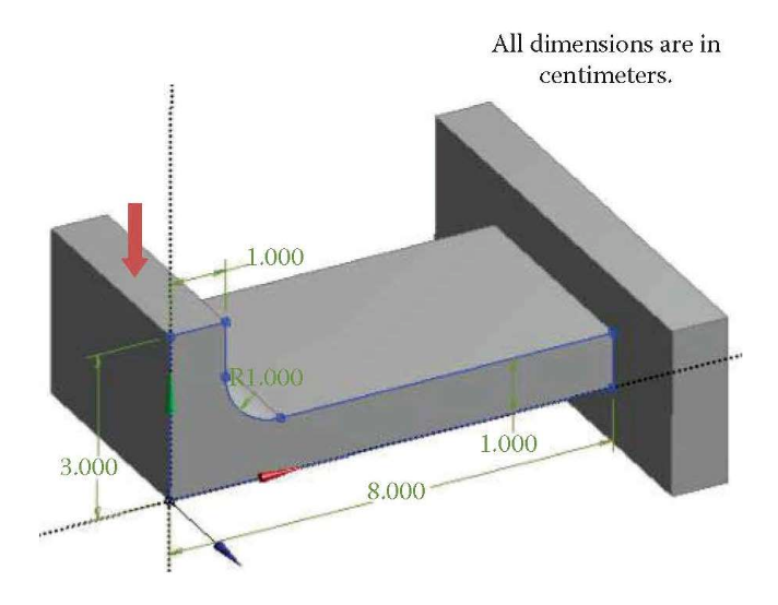 Solved The following figure shows an L-shaped bracket made | Chegg.com
