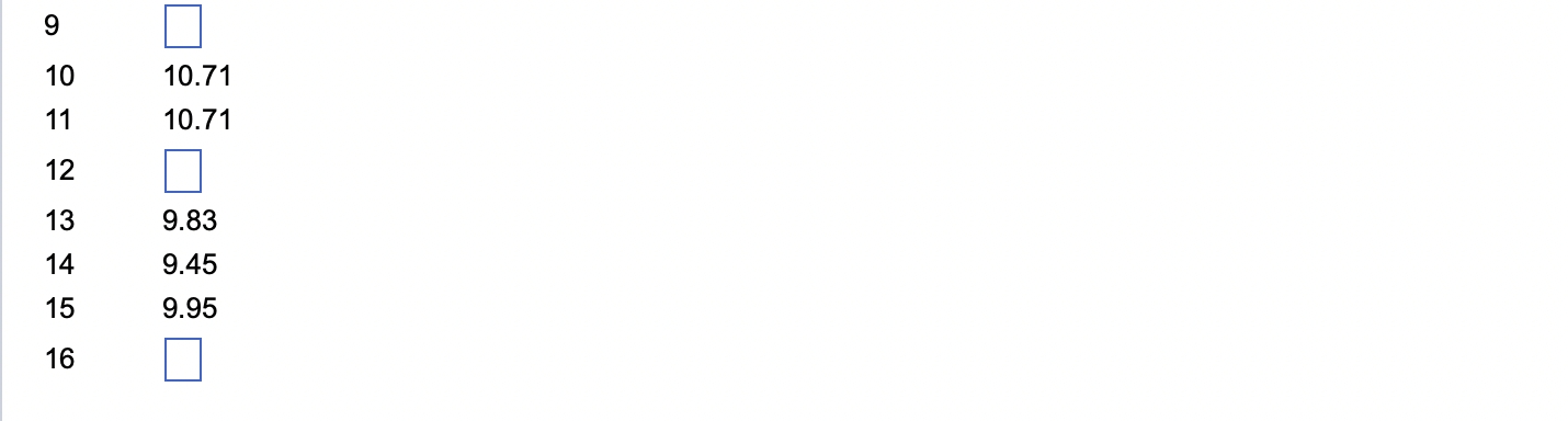 Solved Use the random numbers provided and the table in the | Chegg.com