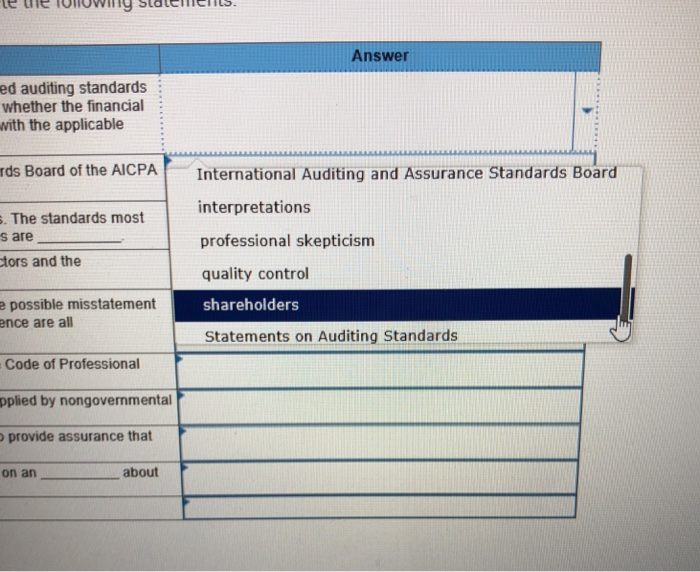 Solved Chapter 2 Completion Questions Select the necessary | Chegg.com