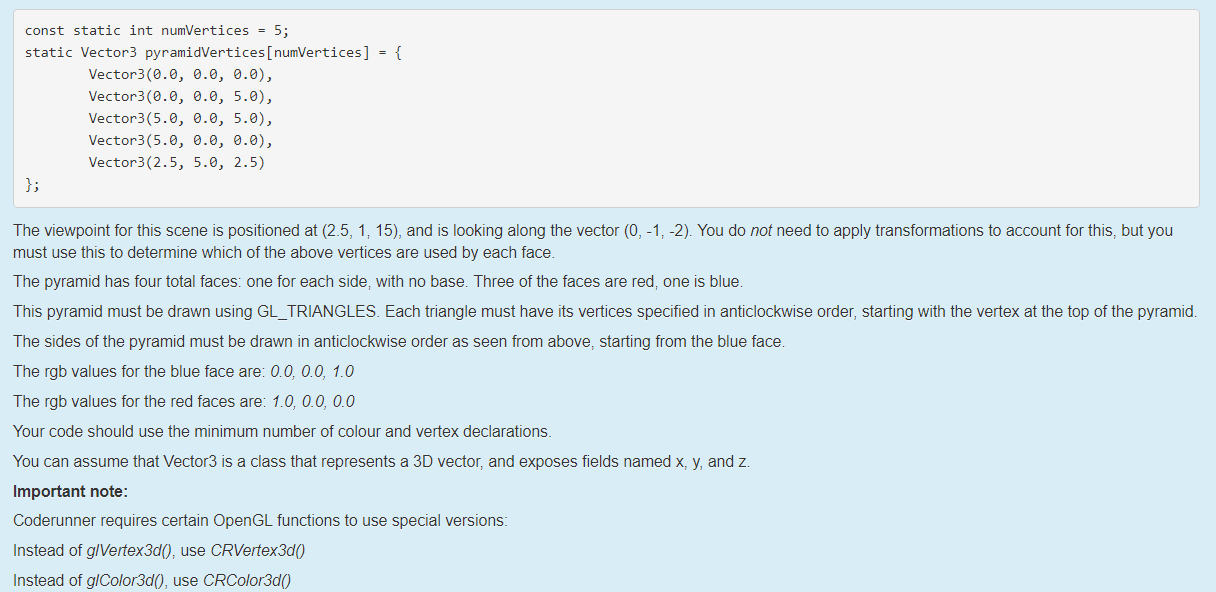 Write a function drawPyramid, that generates the | Chegg.com