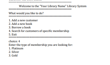 Solved Q2: You are required to design a system for a library | Chegg.com