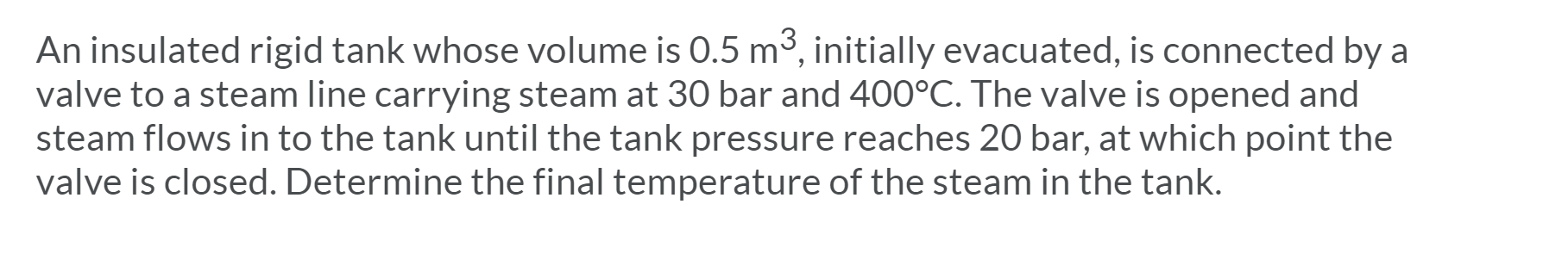 Solved An insulated rigid tank whose volume is 0.5 m”, | Chegg.com