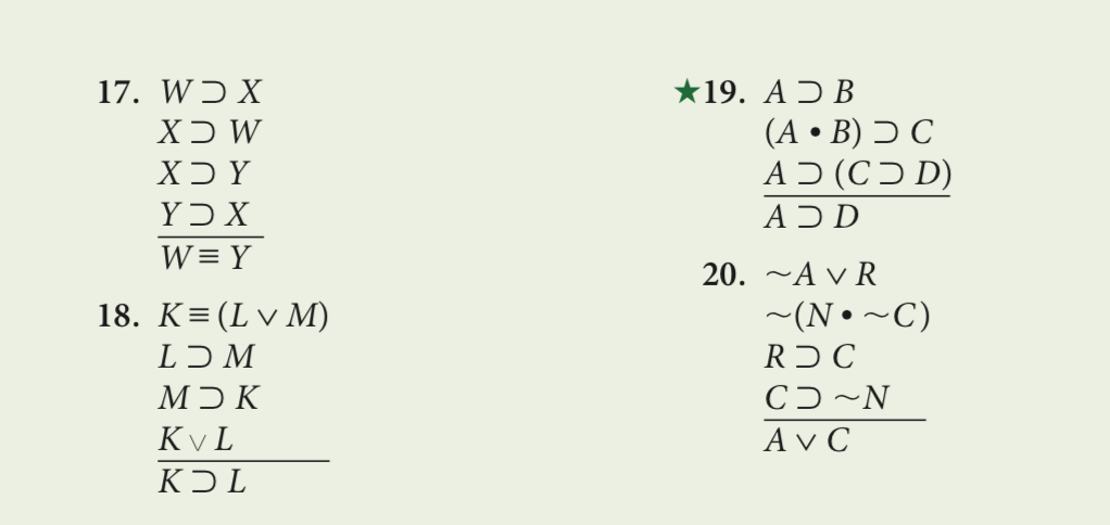 Solved Determine Whether The Following Symbolized Arguments