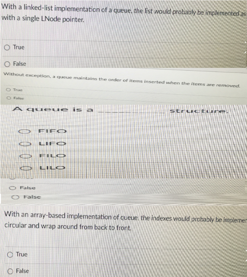 Solved With a linked-list implementation of a queue, the | Chegg.com