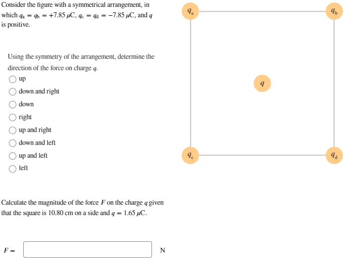 Solved Consider the figure with a symmetrical arrangement, | Chegg.com