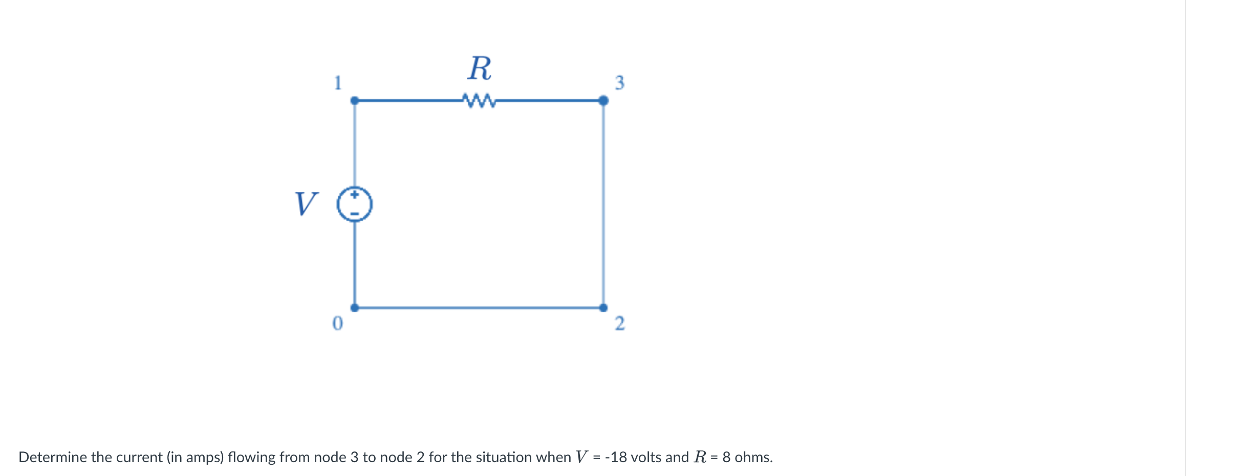 Solved Determine The Current In Amps Flowing From Node 3