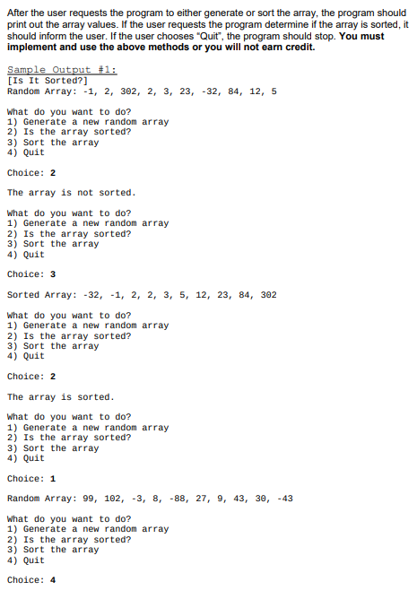 Solved Assignment 6A: Is it sorted? It's helpful to know if | Chegg.com
