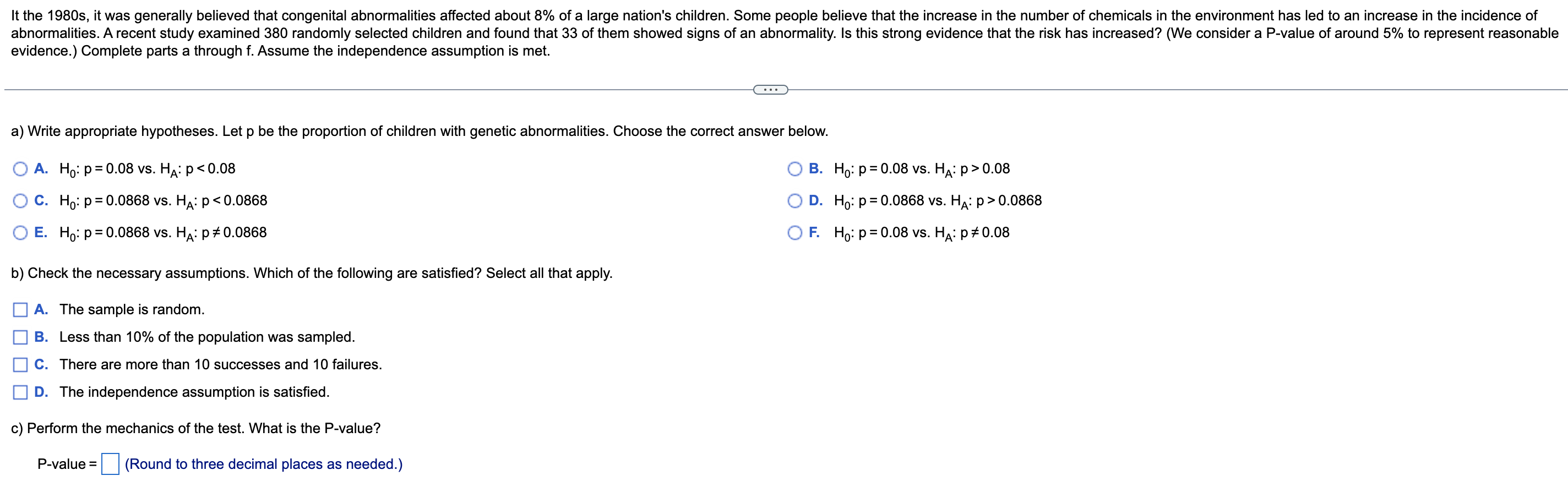 Solved It the 1980s, it was generally believed that | Chegg.com