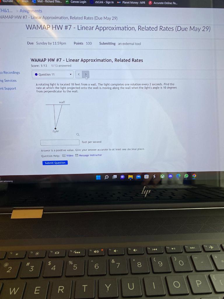 Solved YouTube Maps Mail-Richard Thio... TH&1... > | Chegg.com