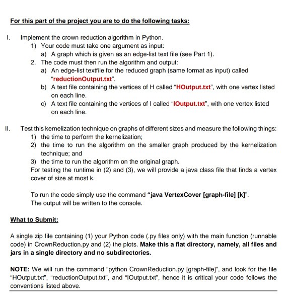 Part 3: Kernelization The idea behind kernelization | Chegg.com