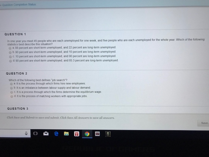 Solved Question Completion Status Question 1 In One Year You 3111