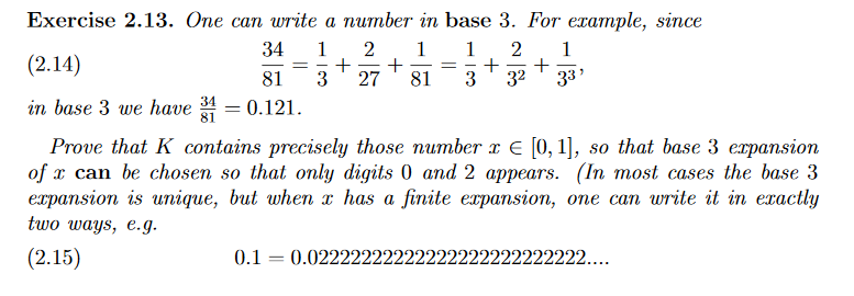 Solved Exercise 2.13. One can write a number in base 3. For | Chegg.com