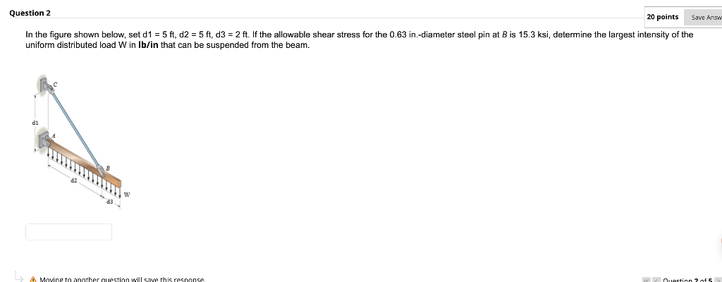 Solved Question 2 20 points Save Answ In the figure shown | Chegg.com