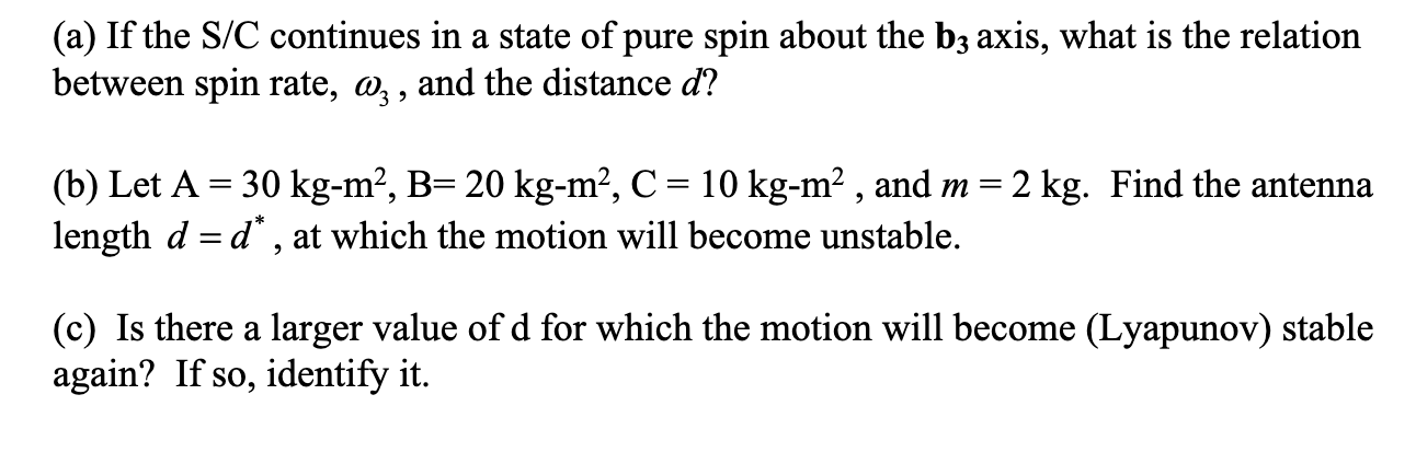 1) Consider the spacecraft shown in the figure below. | Chegg.com