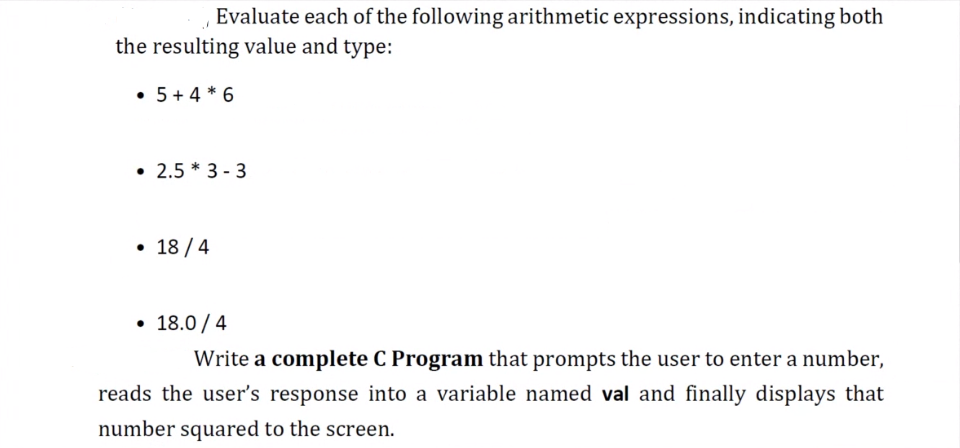 Solved Evaluate each of the following arithmetic | Chegg.com