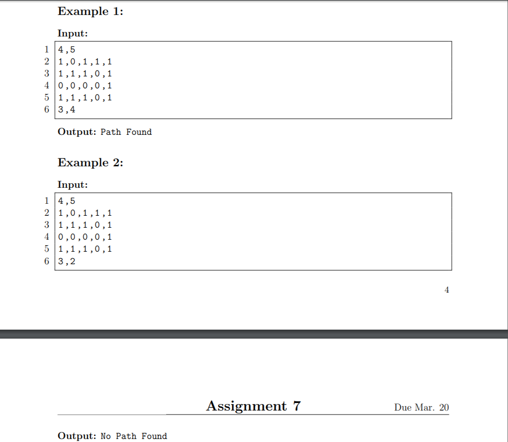 Solved Question 2 (17 marks) You are given a maze as N X M | Chegg.com