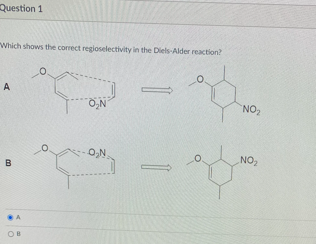 Solved Which shows the correct regioselectivity in the | Chegg.com
