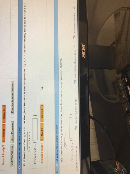 Solved Need Help?aMastor N Save ubmit /1 points BerrApCalc7 | Chegg.com