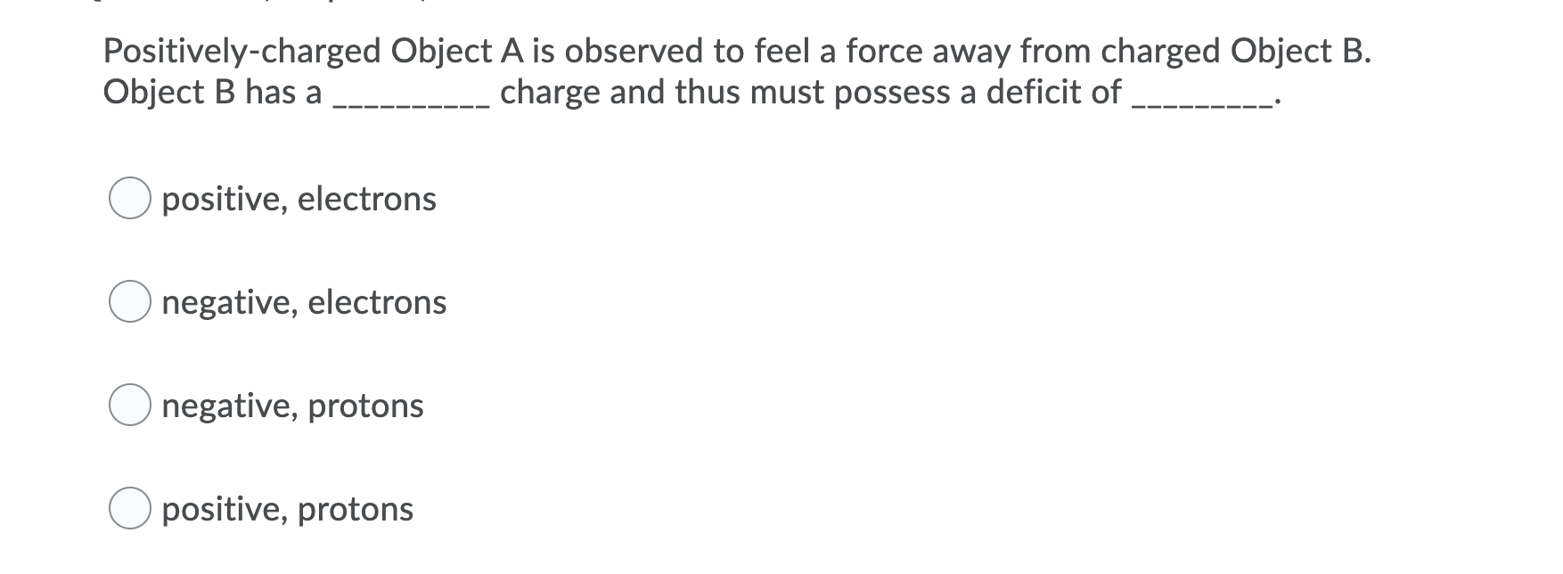 Solved Positively-charged Object A is observed to feel a | Chegg.com