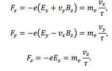 Solved The equations of motion (Lorentz force) describing | Chegg.com