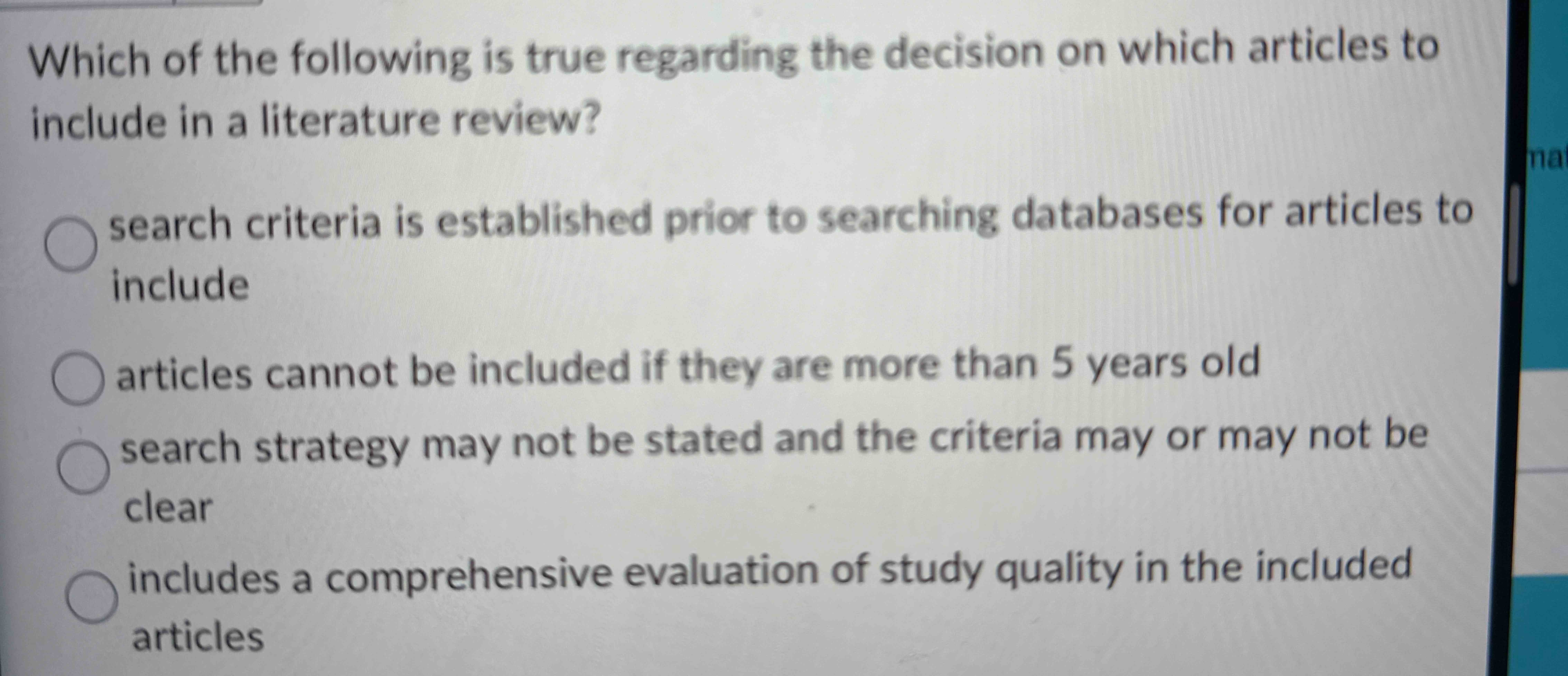 Solved Which of the following is true regarding the decision | Chegg.com