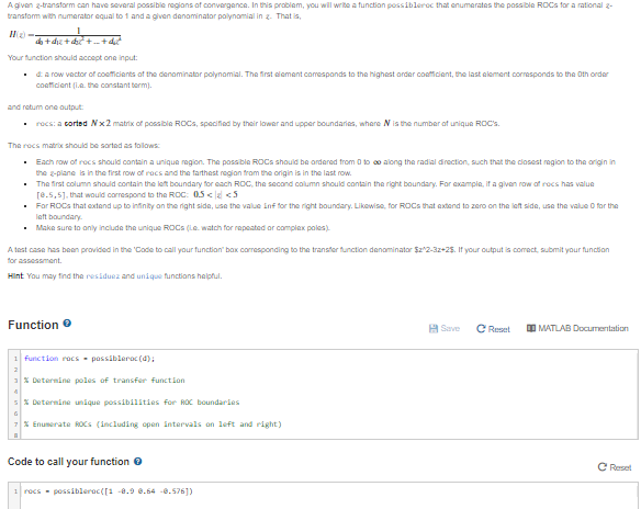 In This Problem You Will Use Matlab To Numerically