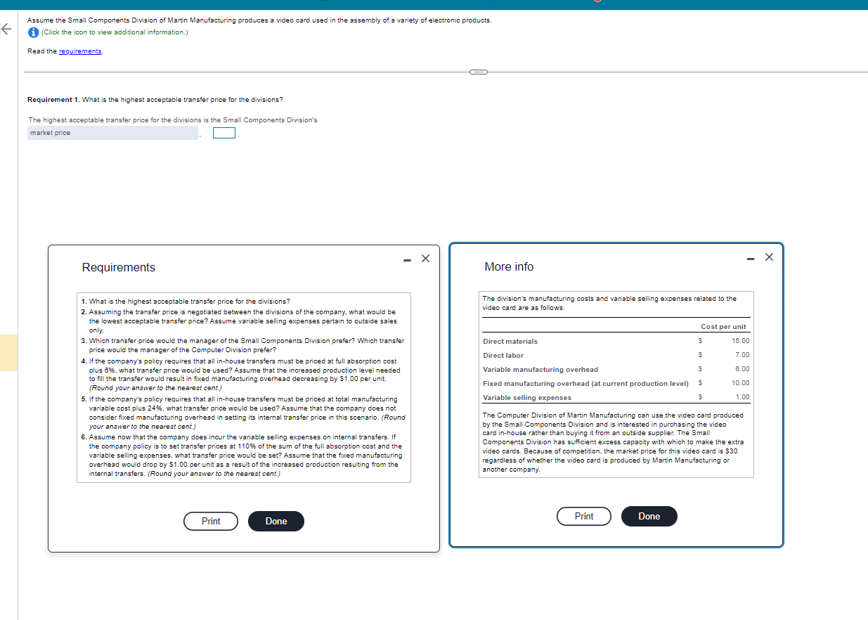 RequirementsWhat is the highest acceptable transfer | Chegg.com