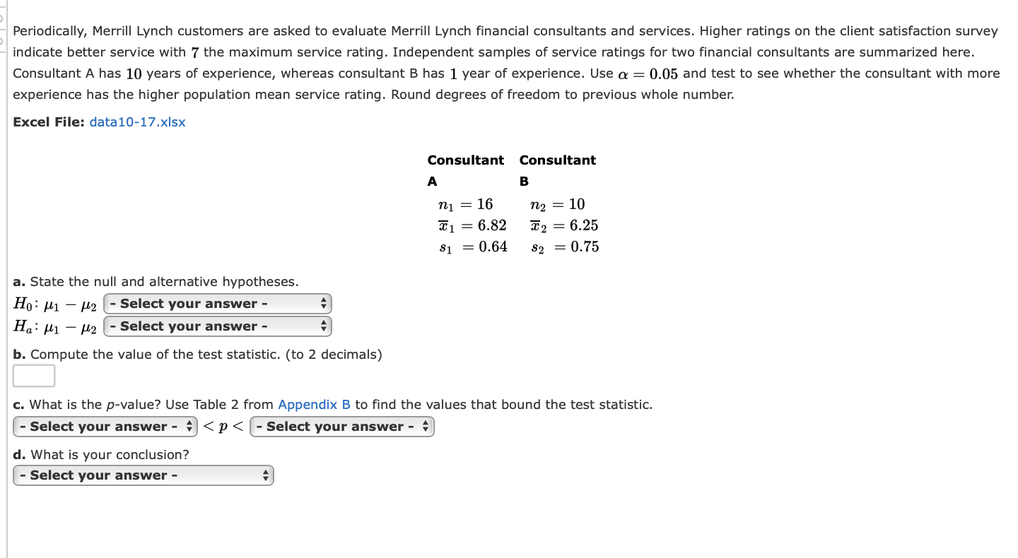 Solved Periodically, Merrill Lynch customers are asked to | Chegg.com