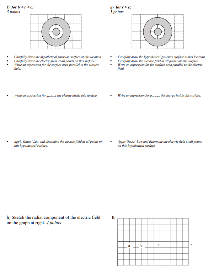 Solved 3) The nested spheres at right consist of an inner | Chegg.com