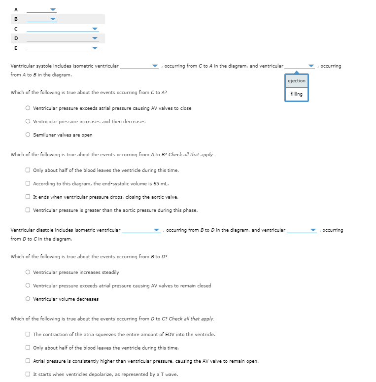 Solved 4. Wigger's diagram The mechanical events of the | Chegg.com
