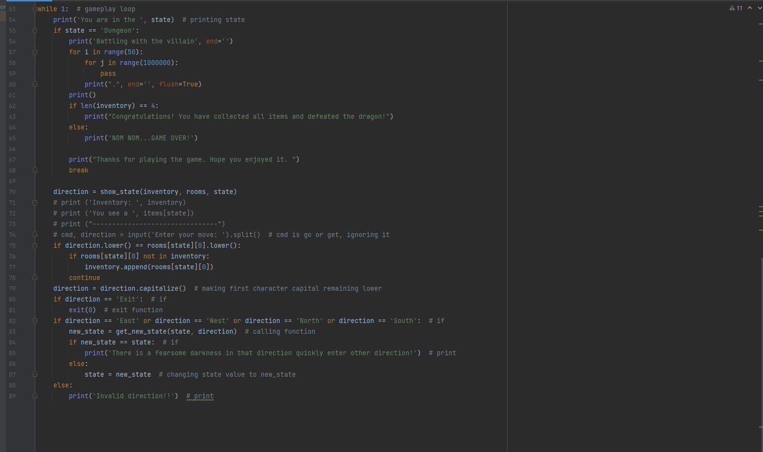 Solved How do I fix this error in this code? This is the | Chegg.com