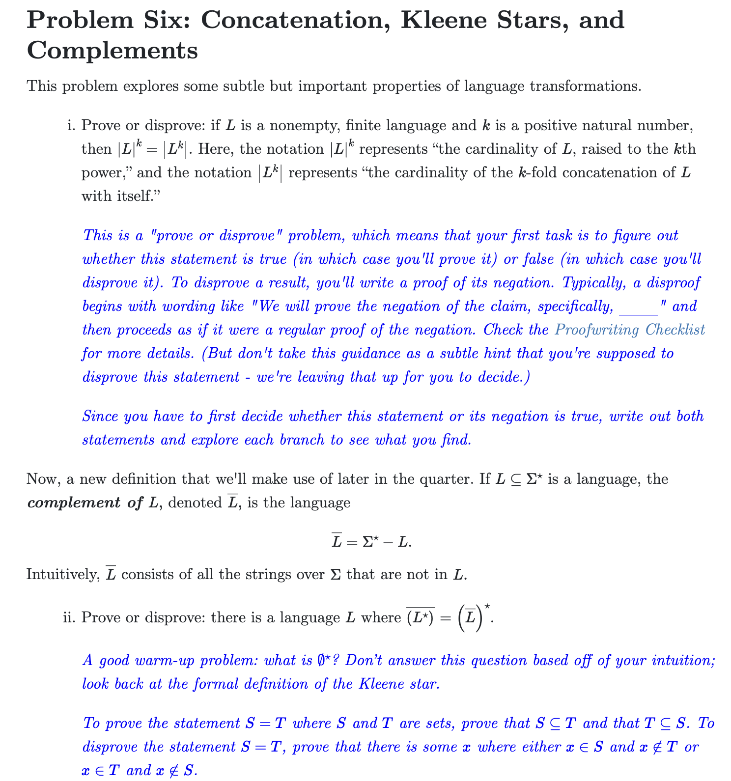 Solved Problem Six: Concatenation, Kleene Stars, and | Chegg.com